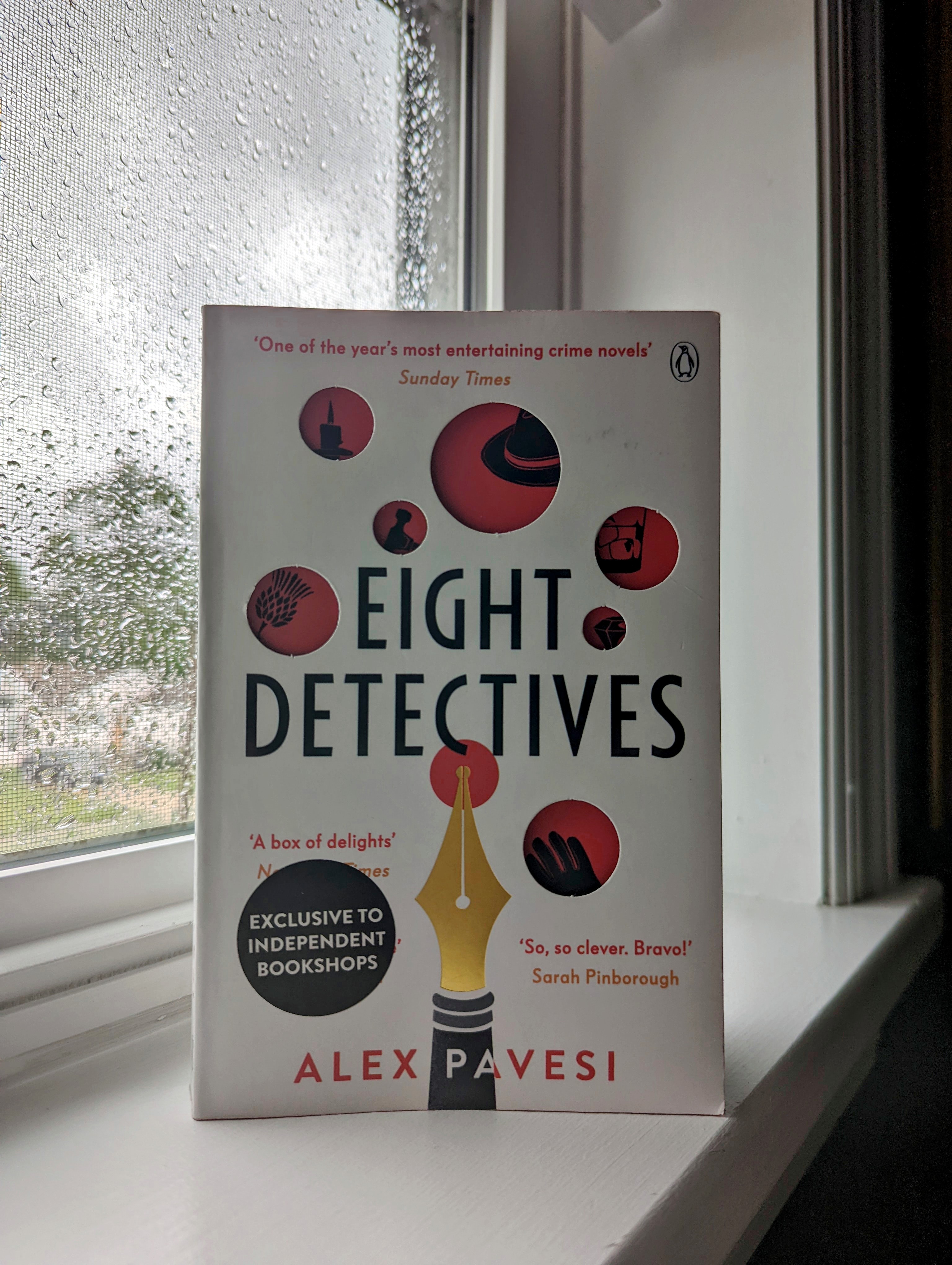 Eight Detectives by Alex Pavesi – lost in the dust jackets